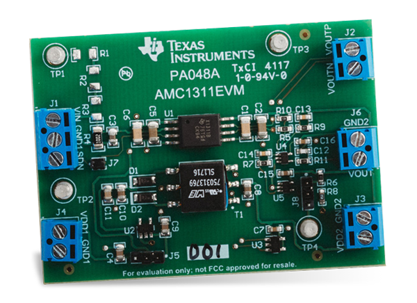 德州仪器AMC1311EVM评估模块的介绍、特性、及应用 - 华强商城