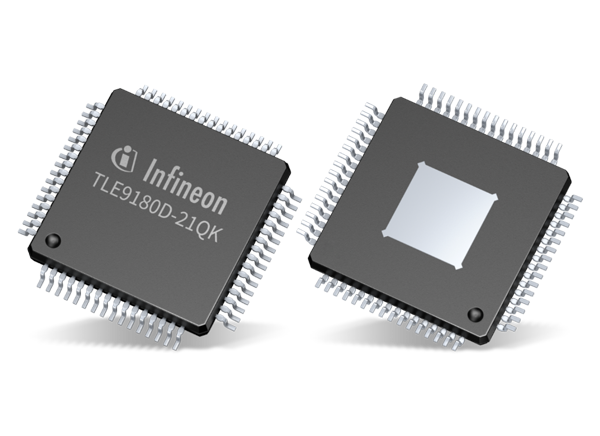 Infineon Technologies TLE9180D-21QK三相栅极驱动集成电路的介绍、特性、及应用 - 华强商城